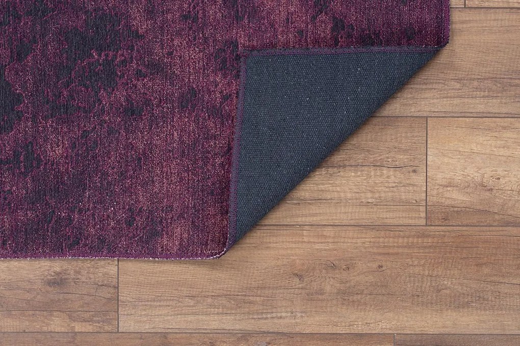 Conceptum Hypnose Kusový koberec Dorian Chenille - Purple AL 186 mr, Vícebarevná Rozměr koberce: 75 x 150 cm