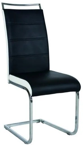 Jídelní židle H-441 - černá/bílá