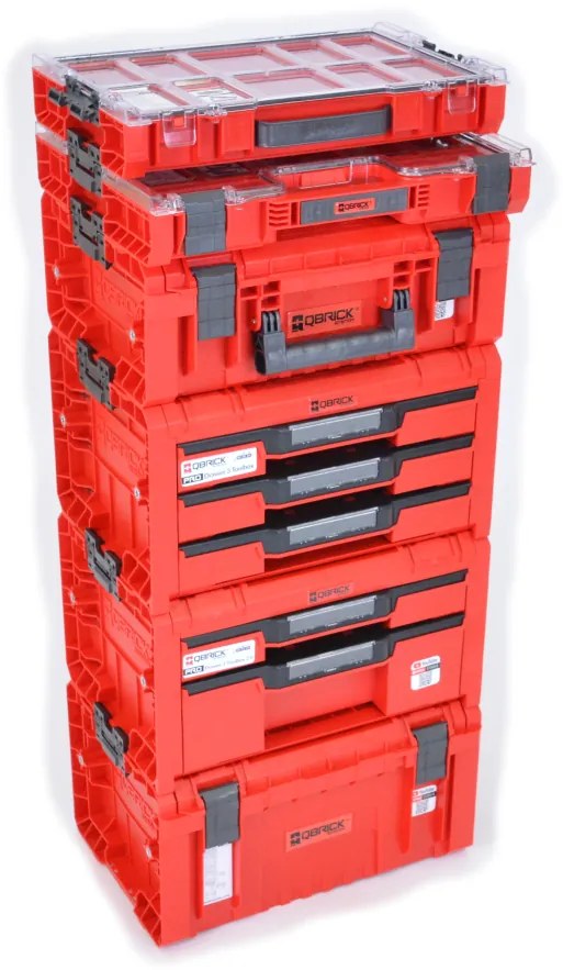 QBRICK SYSTEM PRO Toolbox 2.0 Red Ultra HD - Box na nářadí