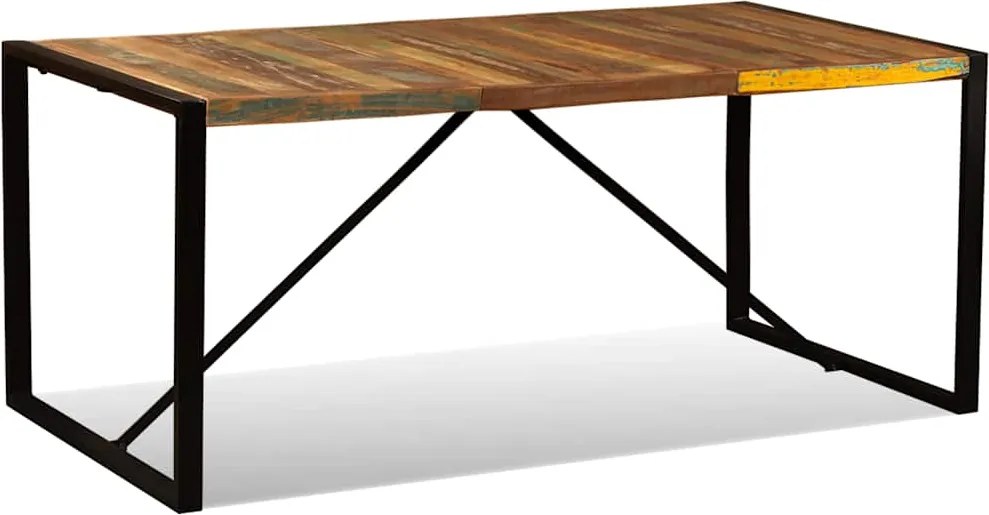 Jídelní stůl masivní recyklované dřevo 180 cm 243999