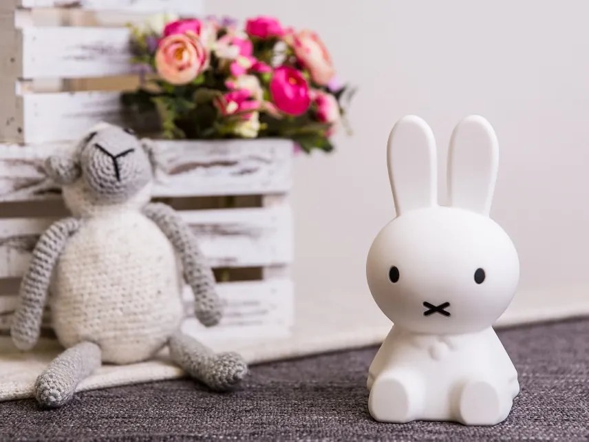 Sdeko LED lampa zajíc Miffy 20 cm silikon