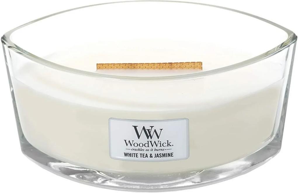 OnaDnes -20% Vonná svíčka WoodWick loď, White Tea & Jasmine