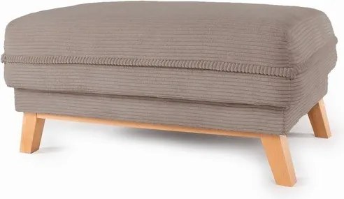 Taupe manšestrová podnožka Tori – Bonami Selection