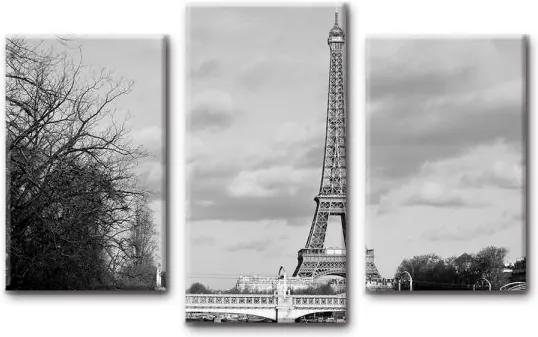 3-dílný obraz - Eiffelova věž 2