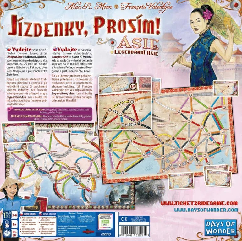 _Ostatní 1_ ADC Hra Jízdenky, prosím! Asie (rozšíření) *SPOLEČENSKÉ HRY* dow722813cz