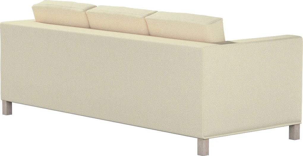 Potah na pohovku IKEA  Karlanda 3-místná nerozkládací, krátký barva krémová látka lesklé, pletený vzor