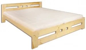 Drewmax Dřevěná postel 180x200 LK117 dub