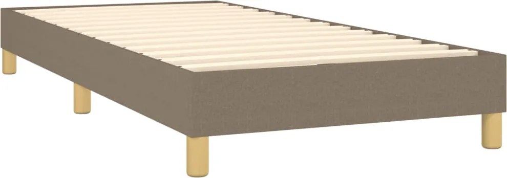 Box spring postel s matrací taupe 90x190 cm textil 3140581