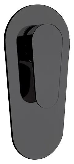 HOPA Podomítková sprchová baterie  FONTI 30L14 - černá matná BAREL30L14