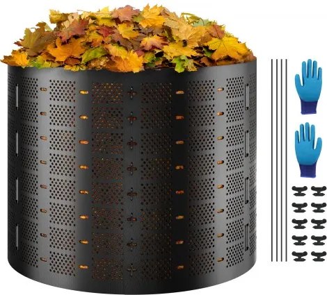 Kompostovací koš 832,8 l, venkovní rozšiřitelný kompostér