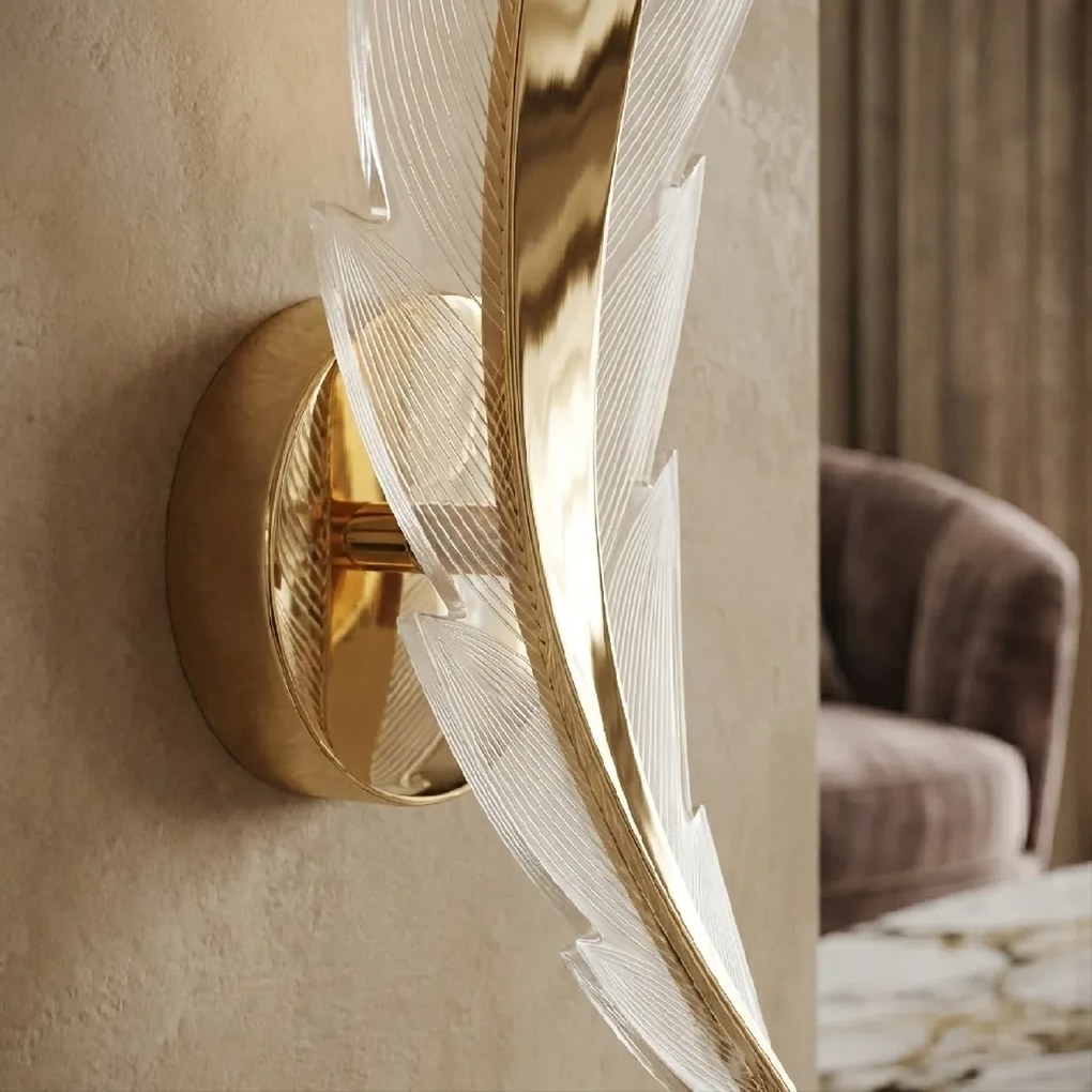 Toolight Rea, NÁSTĚNNÉ LED SVÍTIDLO G182-W GOLD, OSW-07814