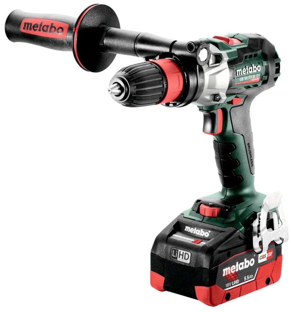 Metabo - 18V AKU vrtací šroubovák se závitníkem, 2x aku 5,5 Ah LiHD, nabíječka 602362660