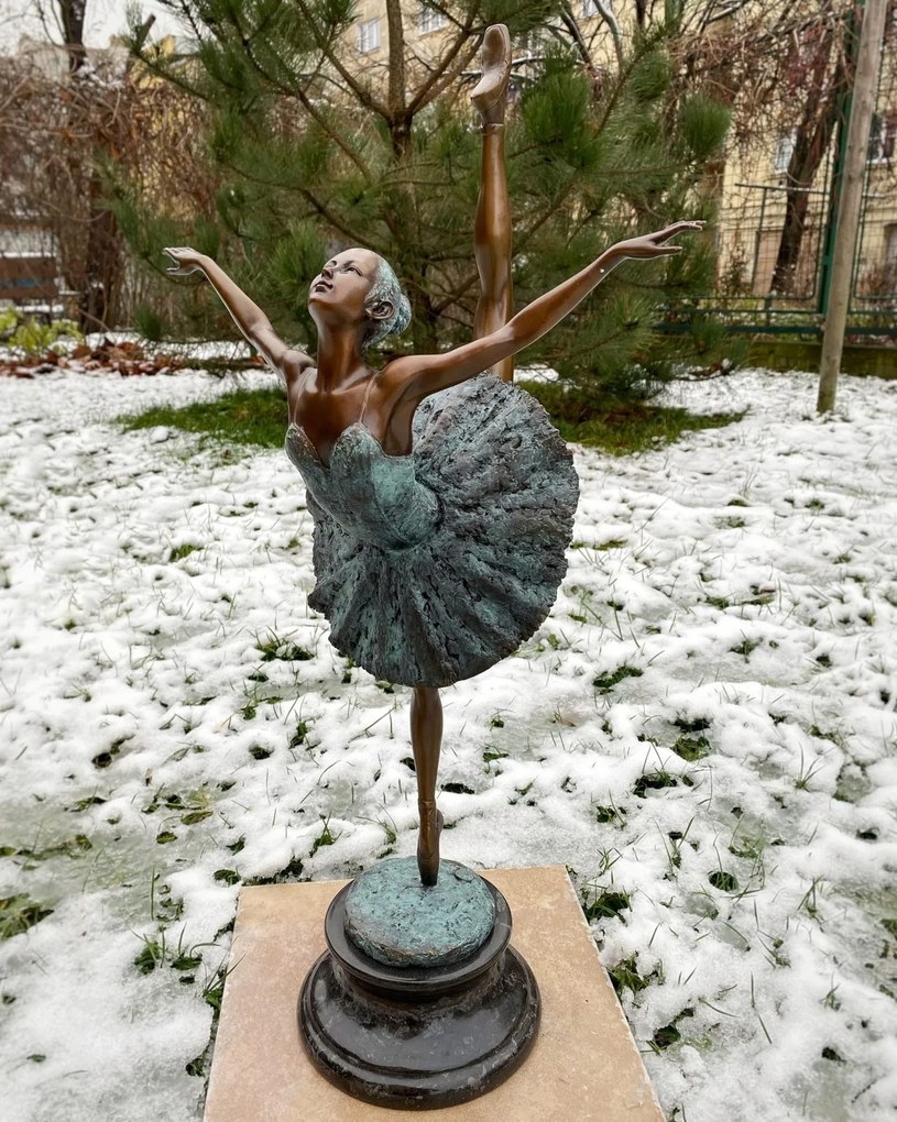 Bronzová socha soška - Tanečnice baletu