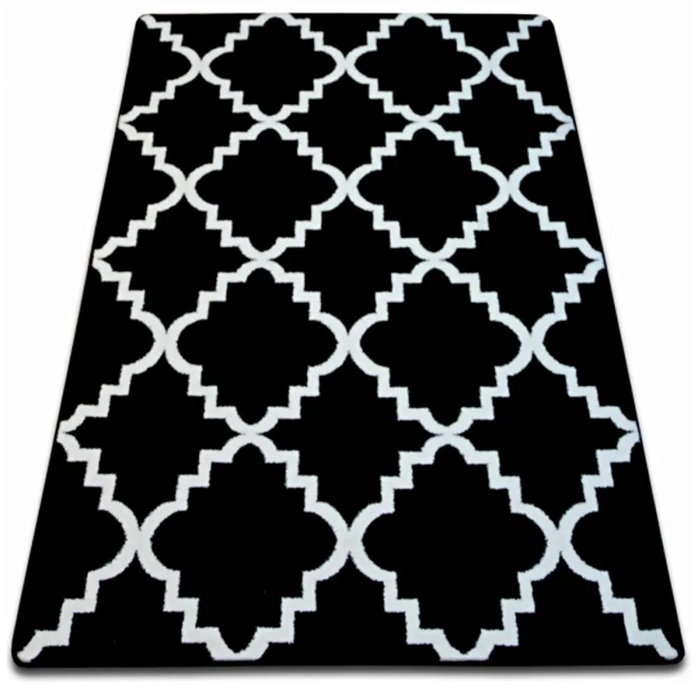 Kusový koberec Mira černý, Velikosti 80x150cm