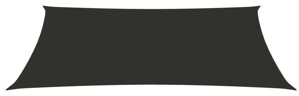 vidaXL Stínící plachta oxfordská látka obdélníková 2x4,5 m antracitová