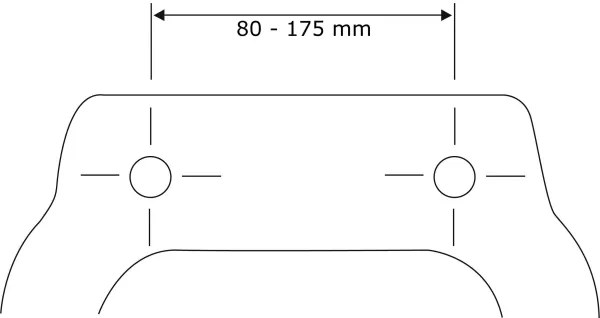 WENKO 24082800-Toaletní sedátko DROPLETS 45x38,8 cm pestrobarevná/lesk. chrom