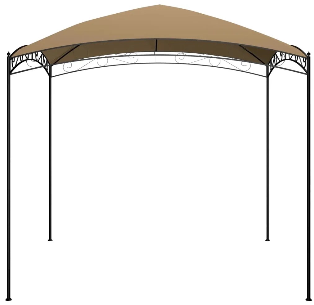 vidaXL Marketos Altán 3 x 3 x 2,65 m taupe 180 g/m²