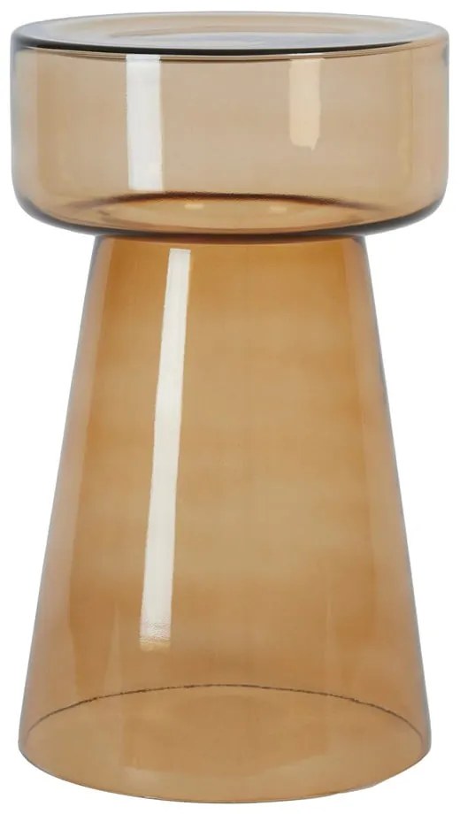 Skleněný kulatý odkládací stolek ø 30 cm Dakwa – Light &amp; Living