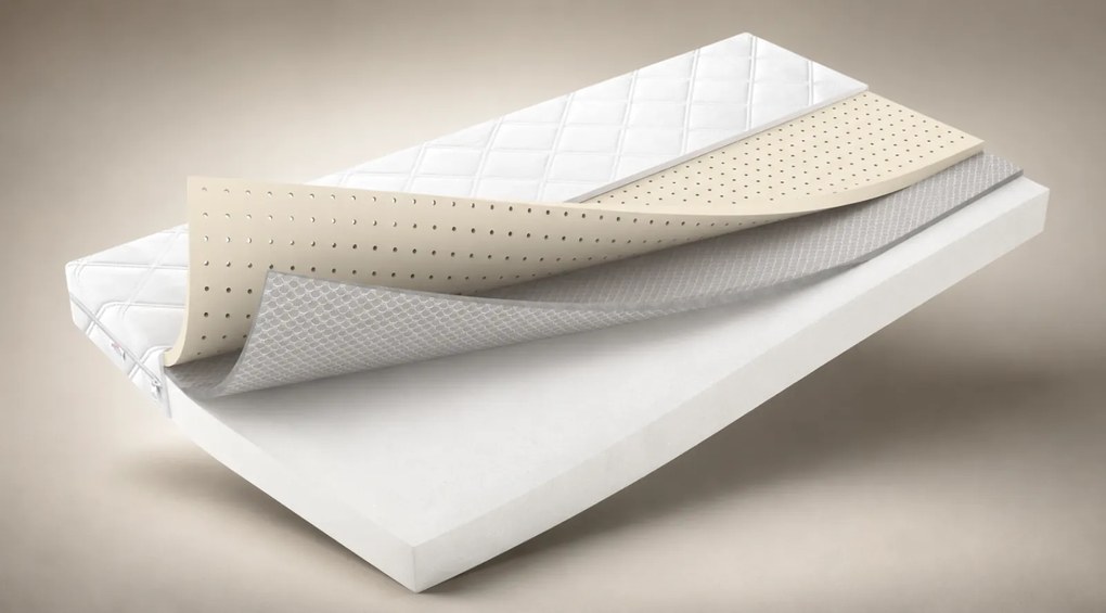 Dětská matrace LUX COMFORT FLORA 180x90x12 cm - pěna/latex