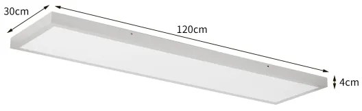 Brilagi - LED Koupelnové svítidlo FRAME LED/50W/230V 3000/4000/6000K 120x30 IP44