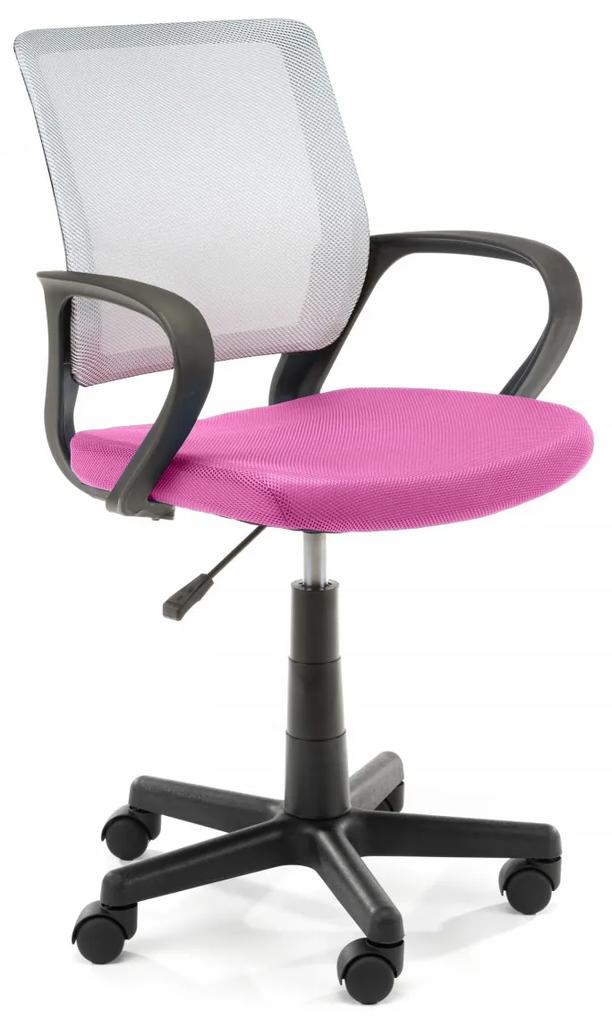 Avord Dětská otočná židle FD-6 růžová