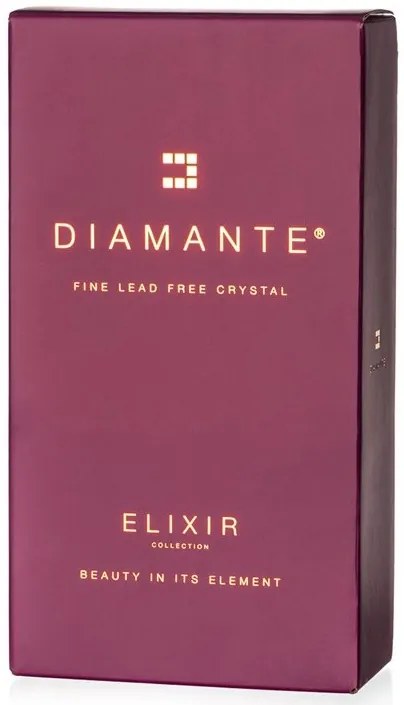 Diamante sklenice na šampaňské Desire s krystaly Swarovski 215 ml 2KS