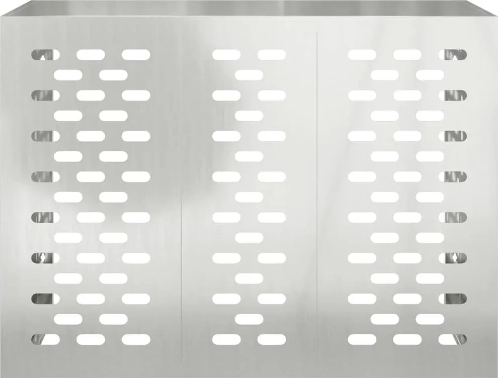 vidaXL Ochrana klimatizace Stříbrná 110 x 50 x 80 cm [865909]