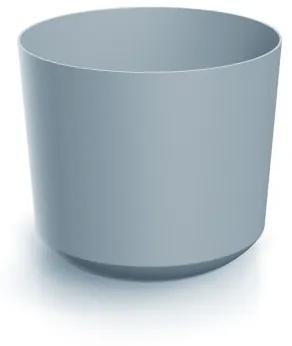 PROSPERPLAST Květináč - TUBO Průměr: 17,8 cm, Barva: platinová