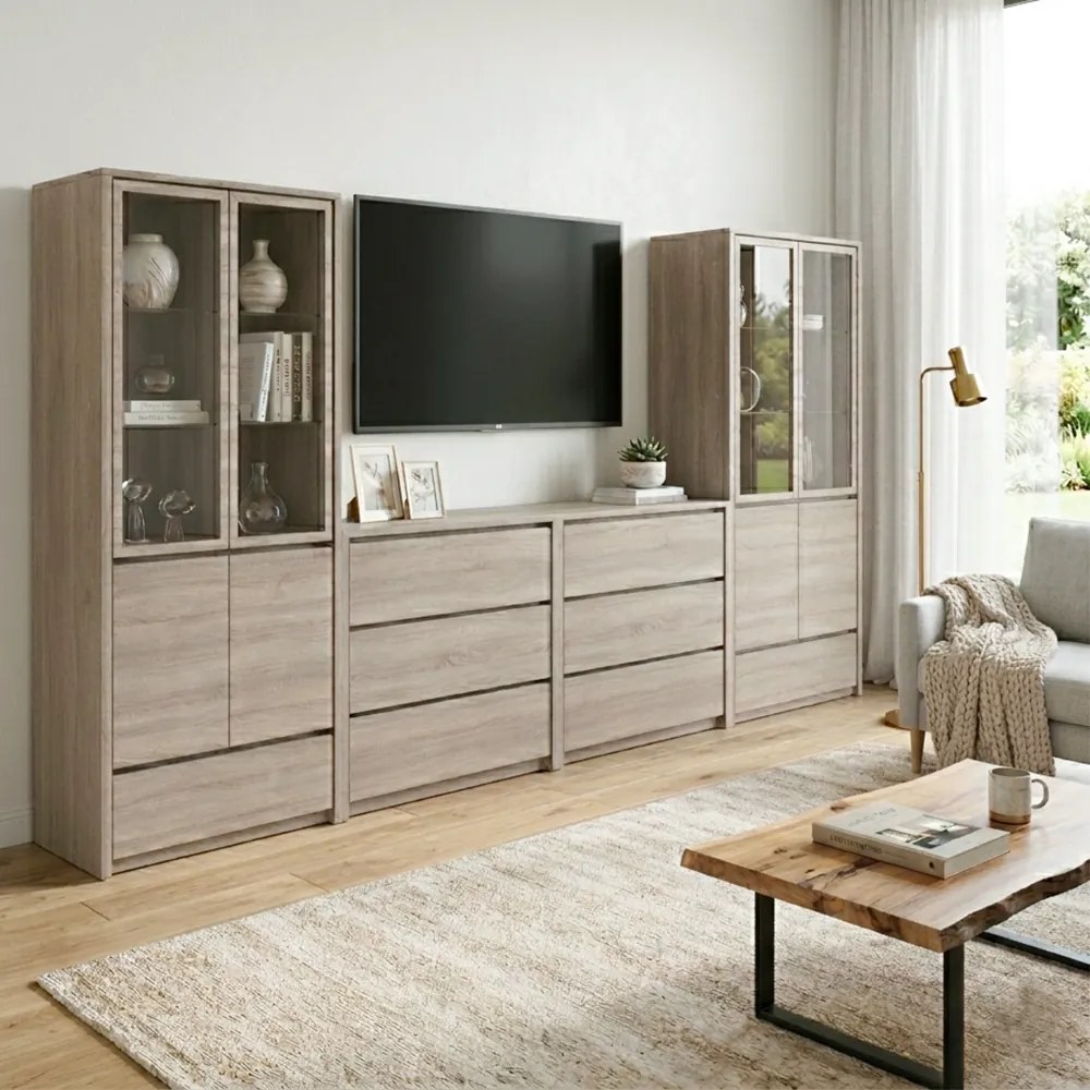 MONTANA | zrcadlo LS | 123x84,5 cm | obdélníkové | dub trufla