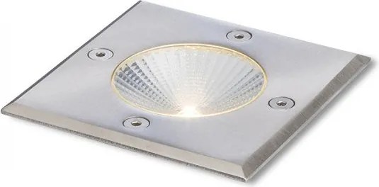 RED R10436 RIZZ čtvercová nerez 230V/350mA LED 3W IP65 3000K - RED - DESIGN RENDL