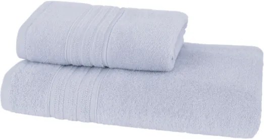 Soft Cotton Sada Ručníků ARIA 50x90 cm + 75x150 cm Světle modrá, 500 gr / m², Česaná prémiová bavlna 100%