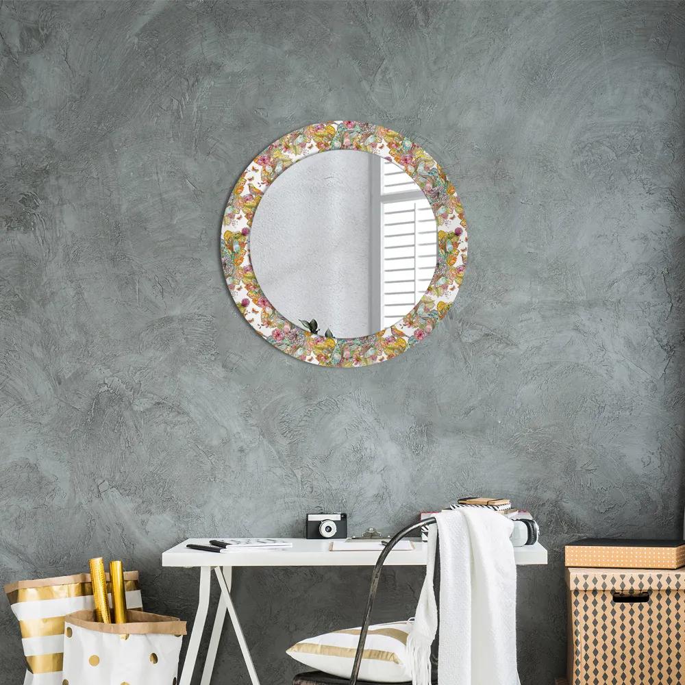 Kulaté dekorativní zrcadlo Sen o zemi pohádek fi 60 cm