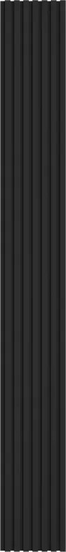Mexen Lam-F, akustické stěnové lamely 275 × 31,5 cm, filc 6 mm, černá matná, S105-275317-2812-053