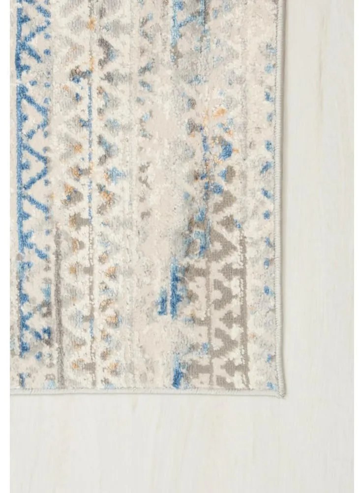 Kusový koberec Frederik krémově modrý 80x150cm