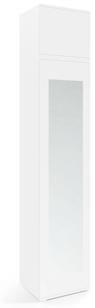 Eka Předsíňová stěna s čalouněnými panely Trinity 29 - Bílá / Černá 2316