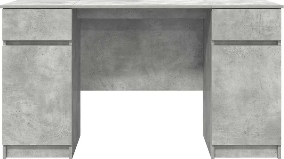Stůl Betonová šedá Kompozitní dřevo 140 x 49 x 76 cm 3328510