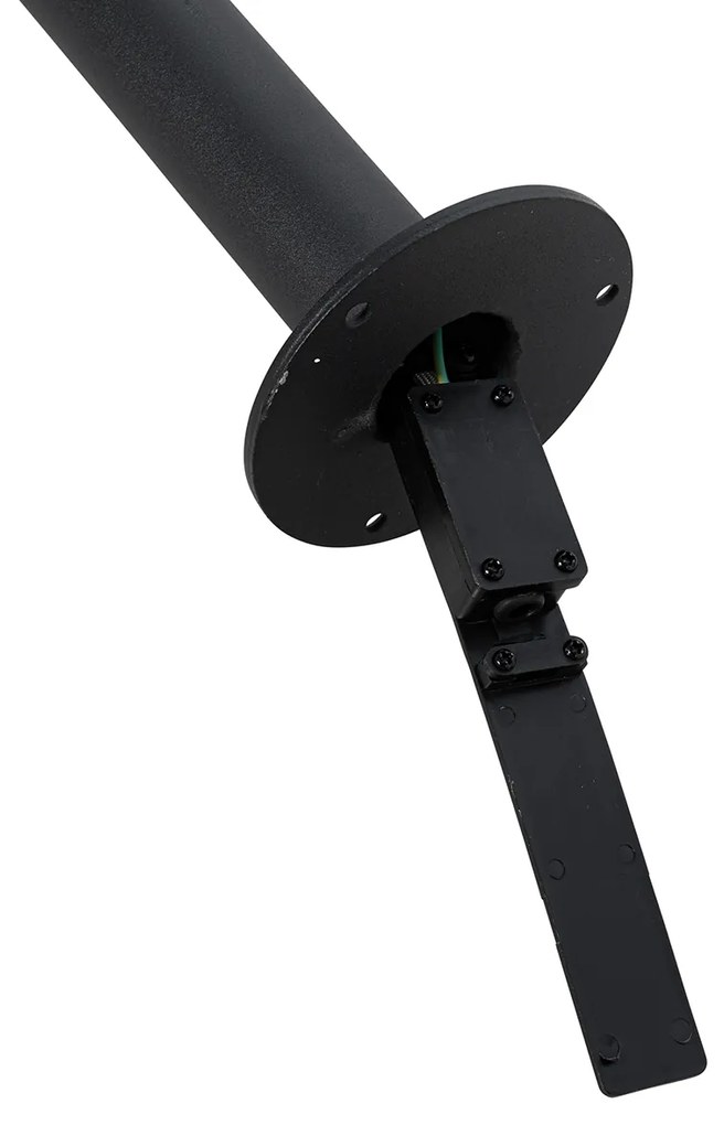 Moderní lucerna černá s plastem 104 cm IP44 - Sfera