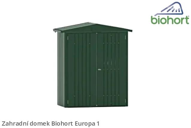 Biohort Zahradní domek EUROPA 1 Barva: tmavě zelená