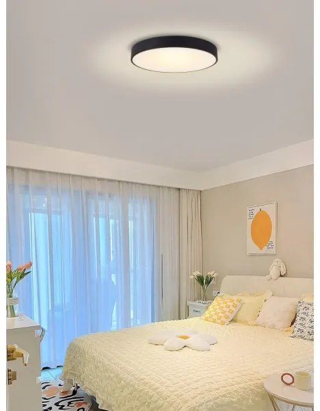 Immax NEO 07202L-LED Stmívatelné stropní svítidlo RONDATE 53W/230V černá Tuya+DO