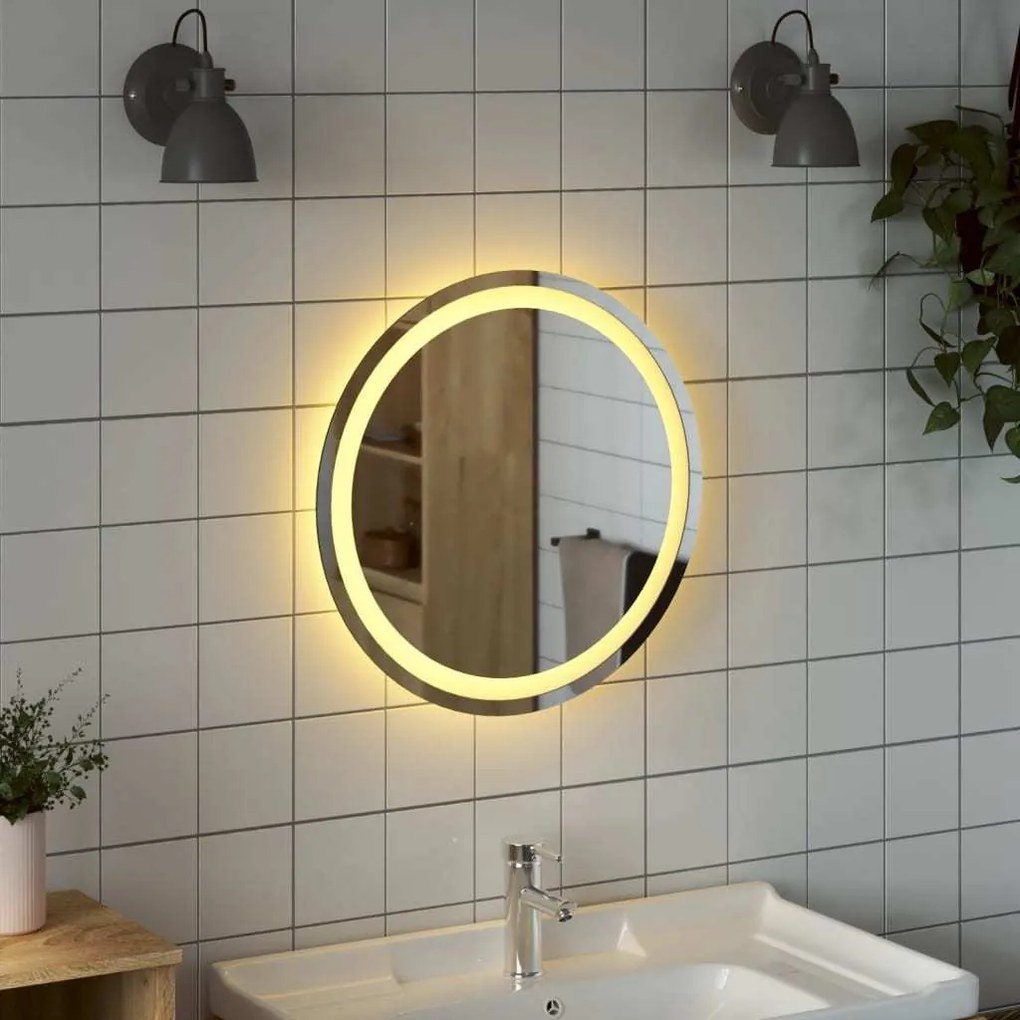 vidaXL Koupelnové LED zrcadlo 50 cm kulaté [353278]