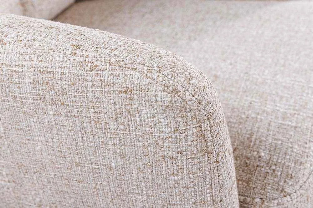 Designová otočná židle Maddison šampaňská / dub