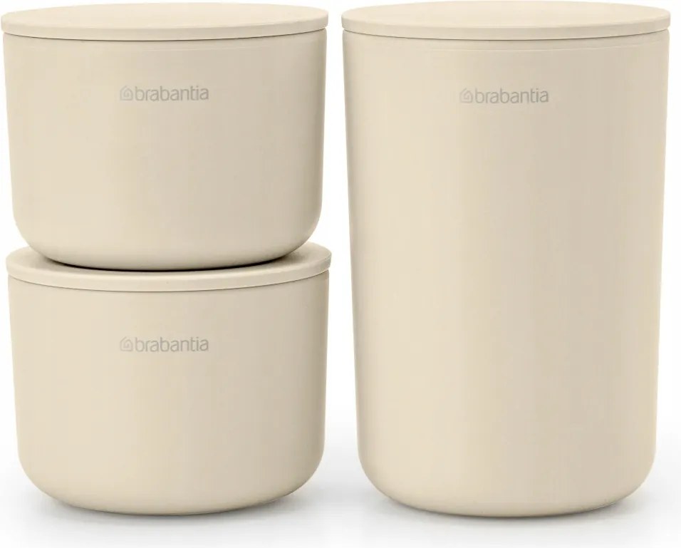 Brabantia ReNew Sada 3 nádob Soft Beige