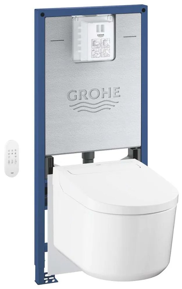 Grohe Rapid SLX - Set předstěnové instalace, elektronického bidetu a sedátka, alpská bílá 36509SH0