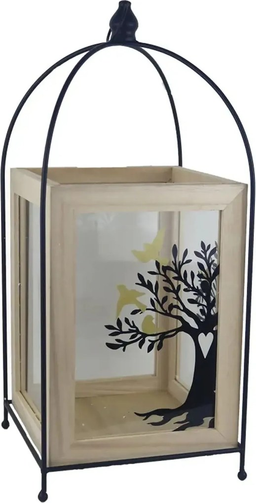 Dekorační lucerna K4543 - 20 × 20 × 48 cm