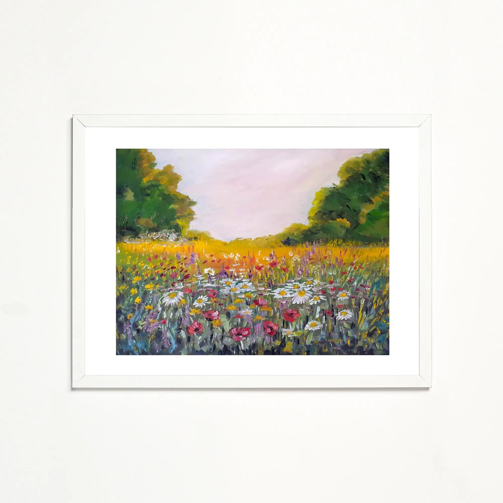 Ivana Brázdová | Rozjímání na louce Rám: Bez rámu, Velikost: 30 x 40 cm