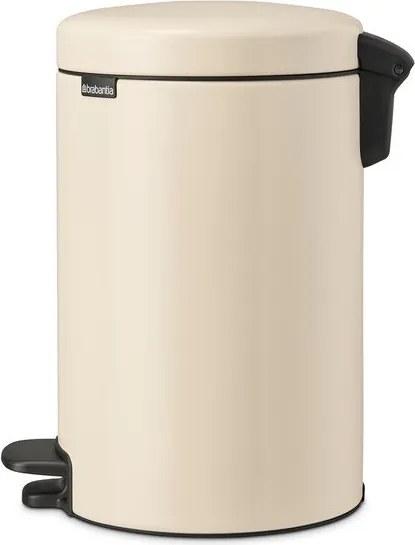 Béžový nášlapný ocelový odpadkový koš 12 l NewIcon – Brabantia