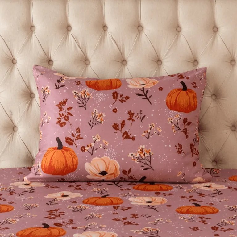 Povlak na polštář z mikrovlákna PUMPKINS ROSAVIE 50x70 cm, starorůžový