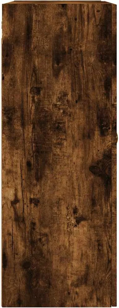 Nástěnné skříňky 2 ks kouřový dub 69,5 x 34 x 90 cm 3195600