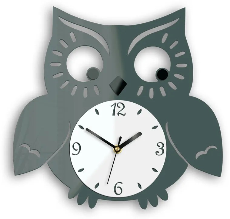 Moderní nástěnné hodiny MRS. OWL HMCNH067