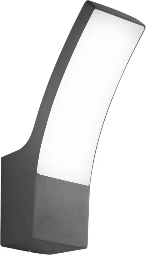 FAN LED-SAIL-AP-ANT Nástěnné svítidlo LED SAIL hliník difuzor antracit IP65 CCT 3000-4000 K 80x160x245 mm - FANEUROPE